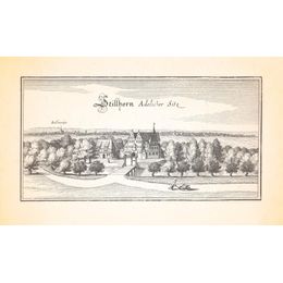 OTTO Kunstdruck Stillhorn adelicher Sitz Burg Schloss Kupferstich Wilhelmsburg Merian, (1 St)