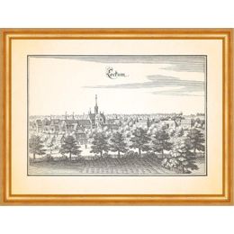 OTTO Kunstdruck Lockum Zisterzienserkloster Loccum Luccaburg Rosenbraken Merian 0407 G, (1 St)