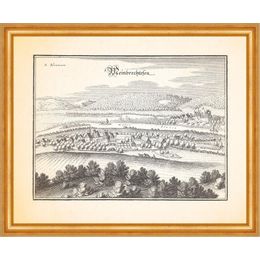 OTTO Kunstdruck Meinbrechtesen Meinbrexen Weser Weserbergland Rittergut Merian 0410 Ge, (1 St)