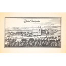 OTTO Kunstdruck Kloster Reinhausen Benediktinerkloster Kanonikerstift Spornburg Merian, (1 St)