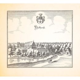 OTTO Kunstdruck Dyckhorst Müden-Dieckhorst Topographia Braunschweig Lüneburg Merian 04, (1 St)