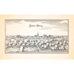 OTTO Kunstdruck Stättlein Witting Wittingen Ohre Junkerhof St. Stephanus Kirche Merian, (1 St)