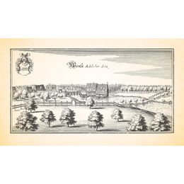 OTTO Kunstdruck Wense adelicher Sitz Adelssitz Topographia Braunschweig Lüneburg Meria, (1 St)