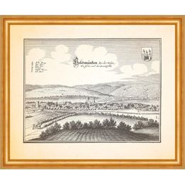 OTTO Kunstdruck Holtsmünden an der Weser nach dem Brand Holzminden Stich Merian 0506 G, (1 St)