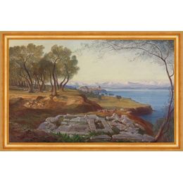 OTTO Kunstdruck Corfu from Ascension Edward Lear Griechenland Ionische Inseln B A3 015, (1 St)