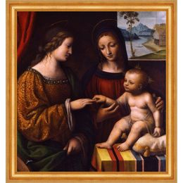 OTTO Kunstdruck The Mystical Marriage of Saint Catherine Bernardino Luini B A3 00854 G, (1 St)