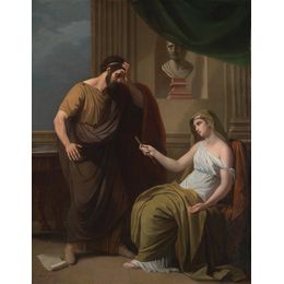 OTTO Kunstdruck Paetus and Arria Benjamin West Rom Antike Politiker Ehepaar Italien B, (1 St)