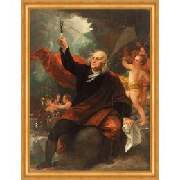 OTTO Kunstdruck Benjamin Franklin Drawing Electricity from the Sky B. West B A3 00840, (1 St)