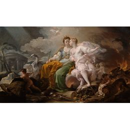 OTTO Kunstdruck Allegory of Peace and Justice Corrado Giaquinto Frieden Taube Himmel B, (1 St)