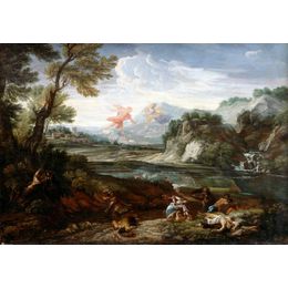 OTTO Kunstdruck Destruction of Niobes Children Crescenzio Onofri Götter Kampf Kinder B, (1 St)