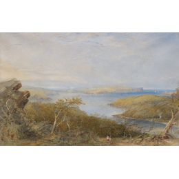 OTTO Kunstdruck North Head from above Balmoral, Sydney Harbour Martens Australien B A3, (1 St)