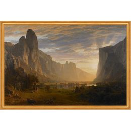OTTO Kunstdruck Looking Down Yosemite Valley, California Albert Bierstadt Amerika B A2, (1 St)