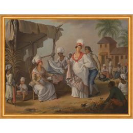 OTTO Kunstdruck Market Day, Roseau, Dominica Brunias Markt Dominikanische Republik B A, (1 St)