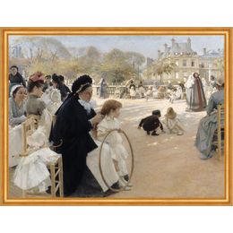 OTTO Kunstdruck The Luxembourg Gardens, Paris Albert Edelfelt Frankreich Kinder Park B, (1 St)