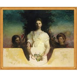 OTTO Kunstdruck My Children Abbott Handerson Thayer Mutter Kinder Mauer Mädchen Junge, (1 St)