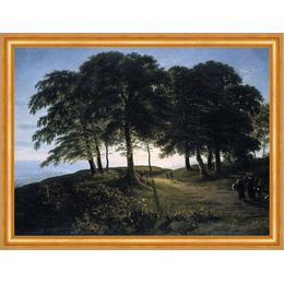 OTTO Kunstdruck Morning Karl Friedrich Schinkel Sonnenaufgang Bäume Berg Weg B A3 0274, (1 St)