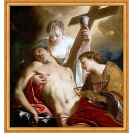 OTTO Kunstdruck St. Sebastian Antonio Bellucci Bibel Kirche Soldat Heiliger Kreuz B A2, (1 St)