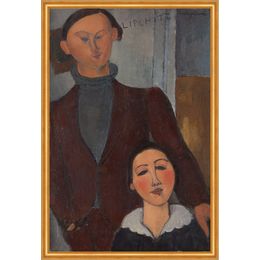 OTTO Kunstdruck Jacques and Berthe Lipchitz Amedeo Modigliani Bildhauer USA B A2 00457, (1 St)