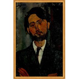 OTTO Kunstdruck Portrait of Leopold Zborowski Amedeo Modigliani Kunsthändler B A2 0045, (1 St)