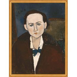 OTTO Kunstdruck Elena Povolozky Amedeo Modigliani Porträt Frauen Kragen B A2 00453 Ger, (1 St)