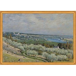 OTTO Kunstdruck The Terrace at Saint-Germain, Spring Alfred Sisley Frankreich B A2 004, (1 St)