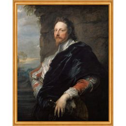 OTTO Kunstdruck Nicolas Lanier Anthonis van Dyck englischer Komponist Maler B A2 00556, (1 St)
