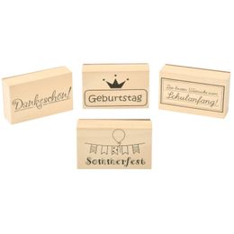 Eduplay Stempel Kartenstempelset Feste, beige