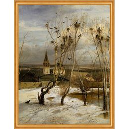 OTTO Kunstdruck Rooks have Returned Alexei Kondratjewitsch Sawrassow Krähen Vögel B A2, (1 St)
