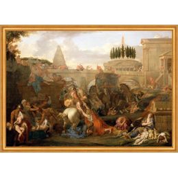 OTTO Kunstdruck The Massacre of the Innocents Le Brun Tod Unschuldige Kampf B A2 01081, (1 St)
