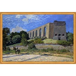 OTTO Kunstdruck Aqueduct at Marly Alfred Sisley Aquädukt Frankreich röm. Bau B A2 0042, (1 St)