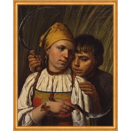 OTTO Kunstdruck Reapers Alexei Gawrilowitsch Wenezianow Getreidemäher Feld Sichel B A2, (1 St)