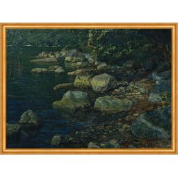 OTTO Kunstdruck Water and Stones near Palazzuola Alexander Andrejewitsch Iwanow Ufer B, (1 St)