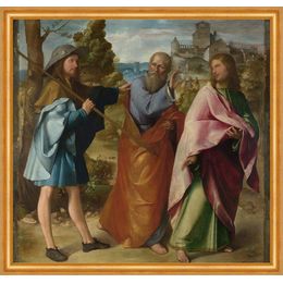 OTTO Kunstdruck The Road to Emmaus Altobello Melone Bibel Lukas evangelium B A2 00438, (1 St)