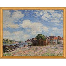 OTTO Kunstdruck The Loing at Saint-Mammes Alfred Sisley Fluß Frankreich Ufer B A2 0040, (1 St)