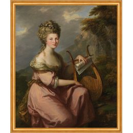 OTTO Kunstdruck Portrait of Sarah Harrop, Mrs. Bates, as a Muse Kauffmann B A2 00508, (1 St)