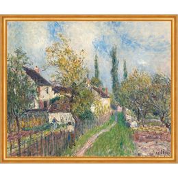 OTTO Kunstdruck Un sentier aux Sablons Alfred Sisley Frankreich Landschaft B A2 00415, (1 St)