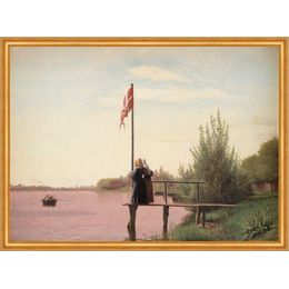 OTTO Kunstdruck A View from Dosseringen near the Sortedam Lake Kobke See B A2 01150 Ge, (1 St)