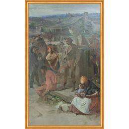 OTTO Kunstdruck Slave Auction Charles T. Webber Sklavenhandel Auktion Diener B A2 0112, (1 St)