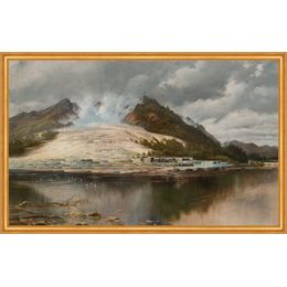 OTTO Kunstdruck White Terraces, Rotomahana Charles Blomfield Neuseeland B A2 01029 Ger, (1 St)