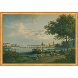 OTTO Kunstdruck View of Dresden Christian Gottlob Hammer Deutsches Reich Sachsen B A2, (1 St)