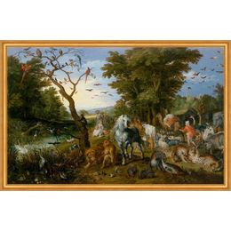 OTTO Kunstdruck Entry of the Animals into Noahs Ark Jan Brueghel the Elder B A2 00049, (1 St)