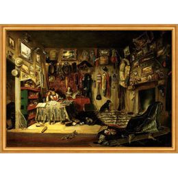 OTTO Kunstdruck Officers Room in Montreal Cornelius David Krieghoff Hund B A2 01325 Ge, (1 St)