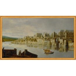 OTTO Kunstdruck The Thames at Westminster Stairs de Jongh England Fluss Stadt Themse B, (1 St)
