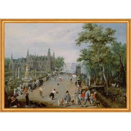 OTTO Kunstdruck Jeu de Paume Before a Country Palace Adriaen van de Venne B A2 00050 G, (1 St)