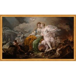 OTTO Kunstdruck Allegory of Peace and Justice Corrado Giaquinto Frieden Taube Himmel B, (1 St)