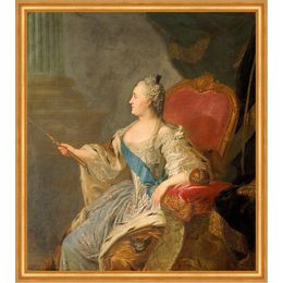 OTTO Kunstdruck Portrait of Catherine II Fjodor Stepanowitsch Rokotow Russland Adel B, (1 St)
