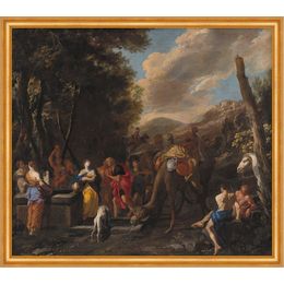 OTTO Kunstdruck Rebecca and Eliezer at the Well Domenico Gargiulo Religion B A2 01403, (1 St)