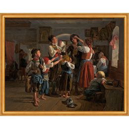 OTTO Kunstdruck The Conscripts Farewell Ferdinand Georg Waldmüller Rekrut Kinder B A2, (1 St)