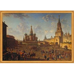 OTTO Kunstdruck Red Square in Moscow Jakowlewitsch Alexejew Russland Kathedrale Türme, (1 St)