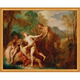 OTTO Kunstdruck Pan and Syrinx Francois de Troy Götter Mythologie Wesen Liebe B A2 018, (1 St)